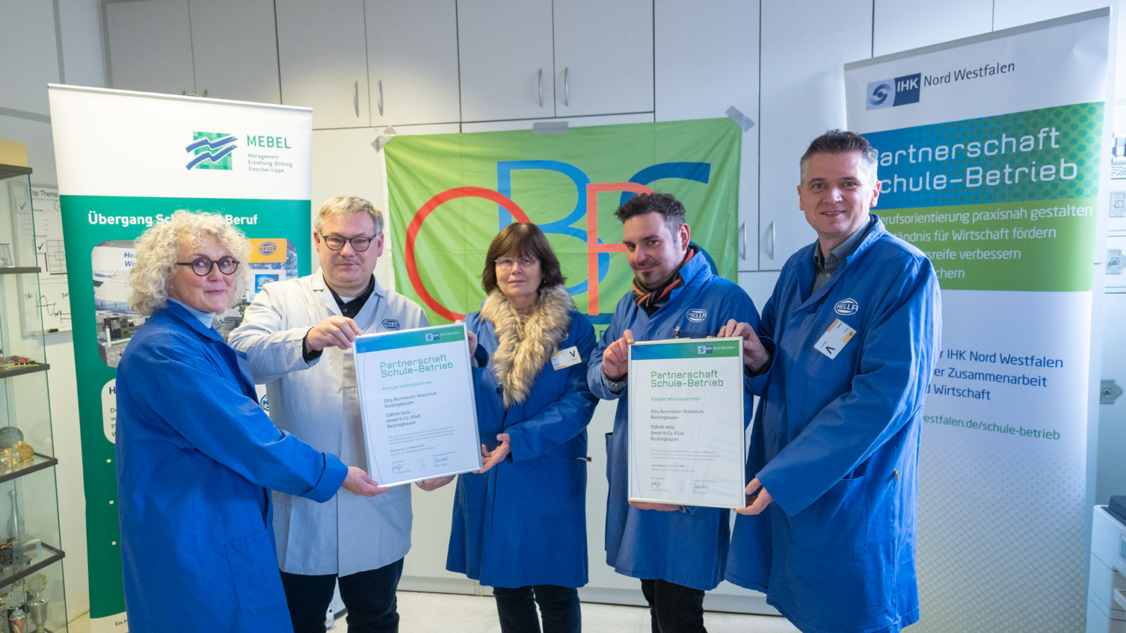 Kooperation mit HELLA - Otto-Burrmeister-Realschule